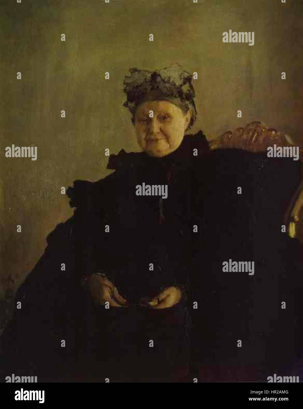 This portrait of Maria Morozova, painted by an unknown artist ...