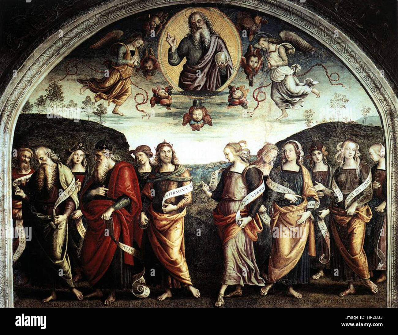 Perugino’s 'The Almighty with Prophets and Sybils' features God the ...