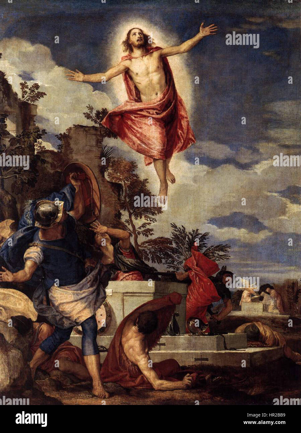 'The Resurrection of Christ' by Paolo Veronese depicts the triumphant ...