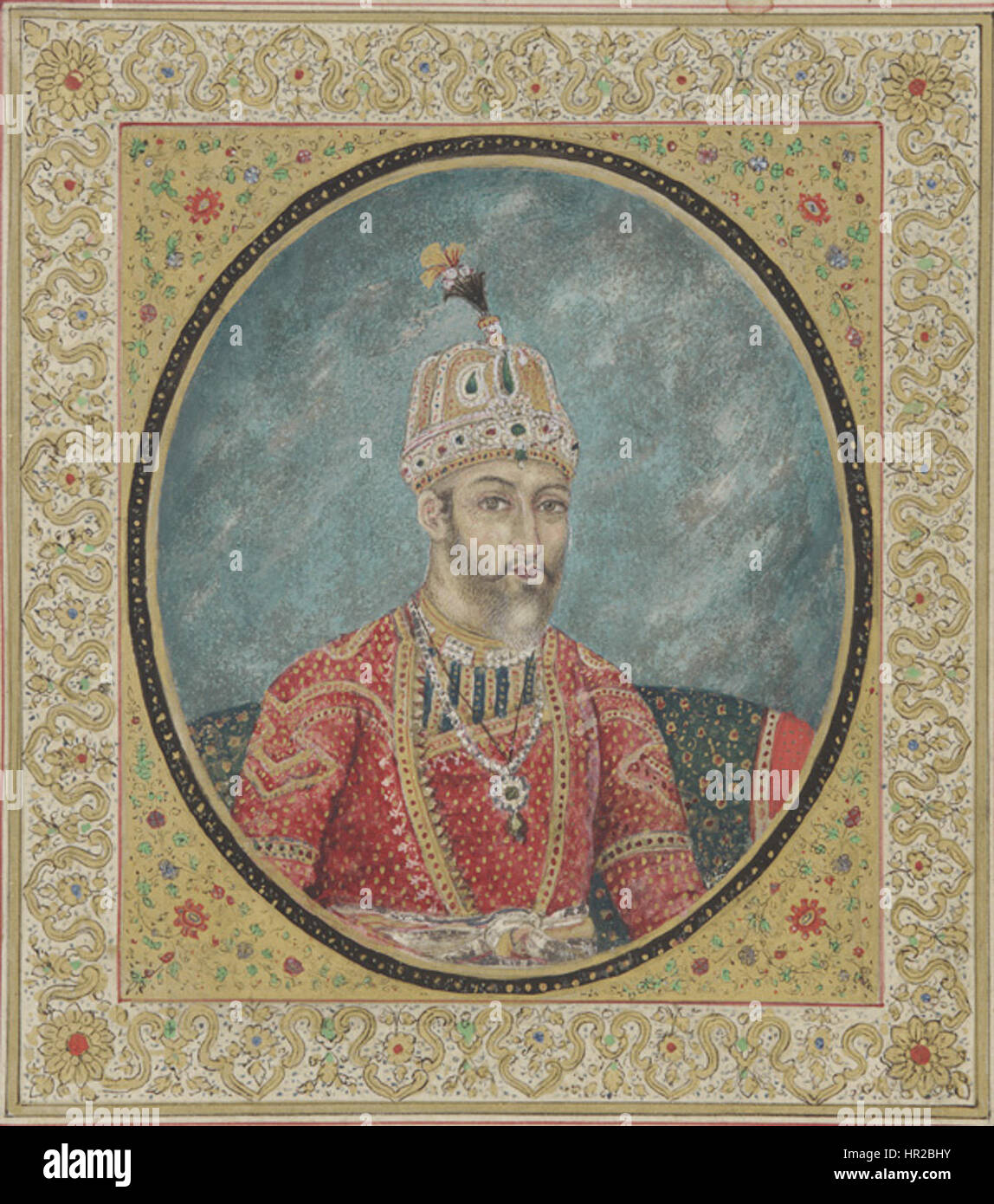 Portrait of Akbar II Stock Photo - Alamy