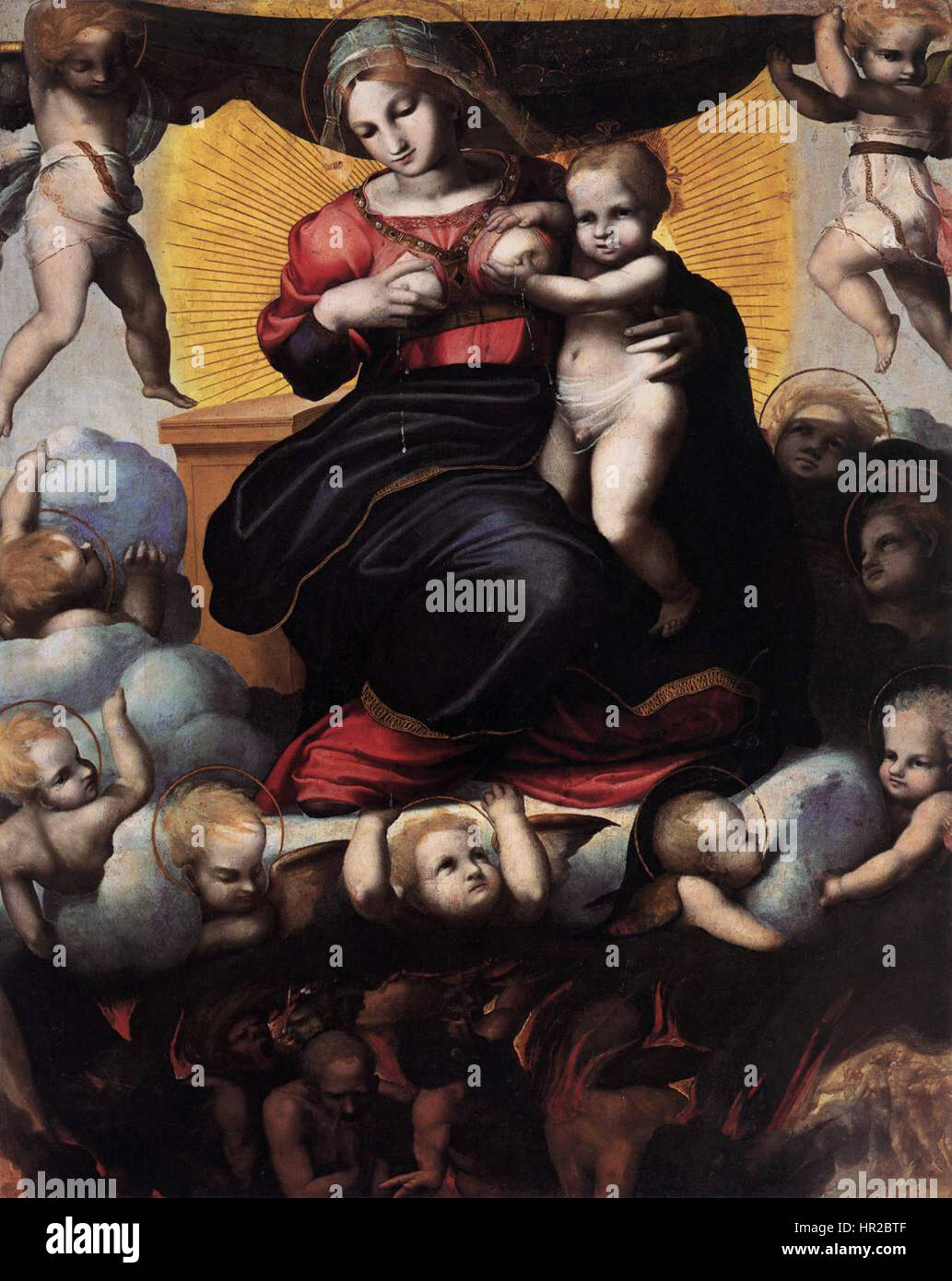 Purgatory painting hi-res stock photography and images - Alamy