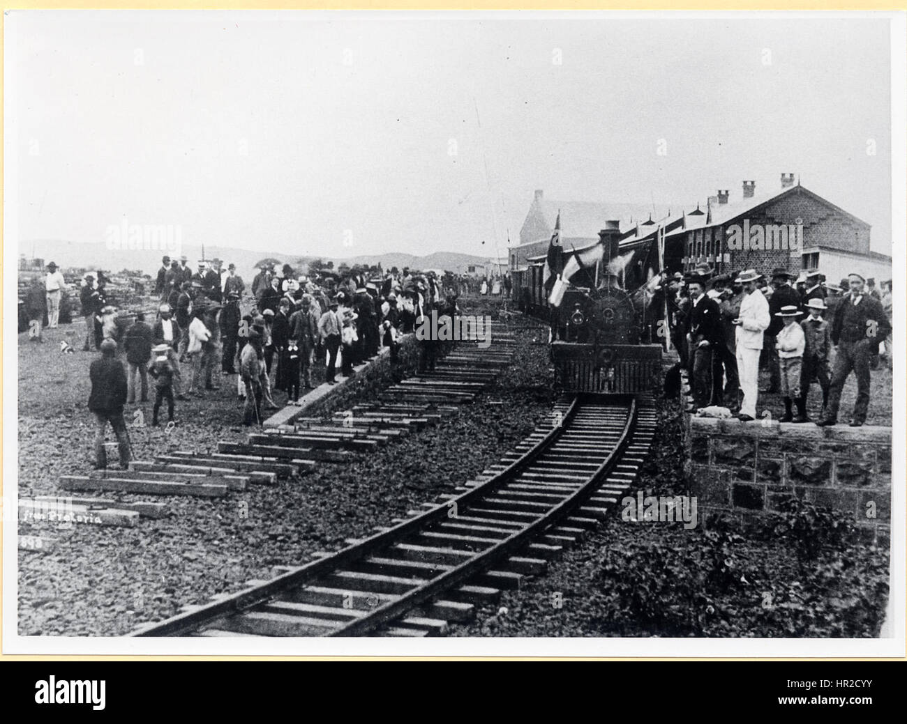Pretoria Station, South Africa, 1893 WDL3013 Stock Photo - Alamy