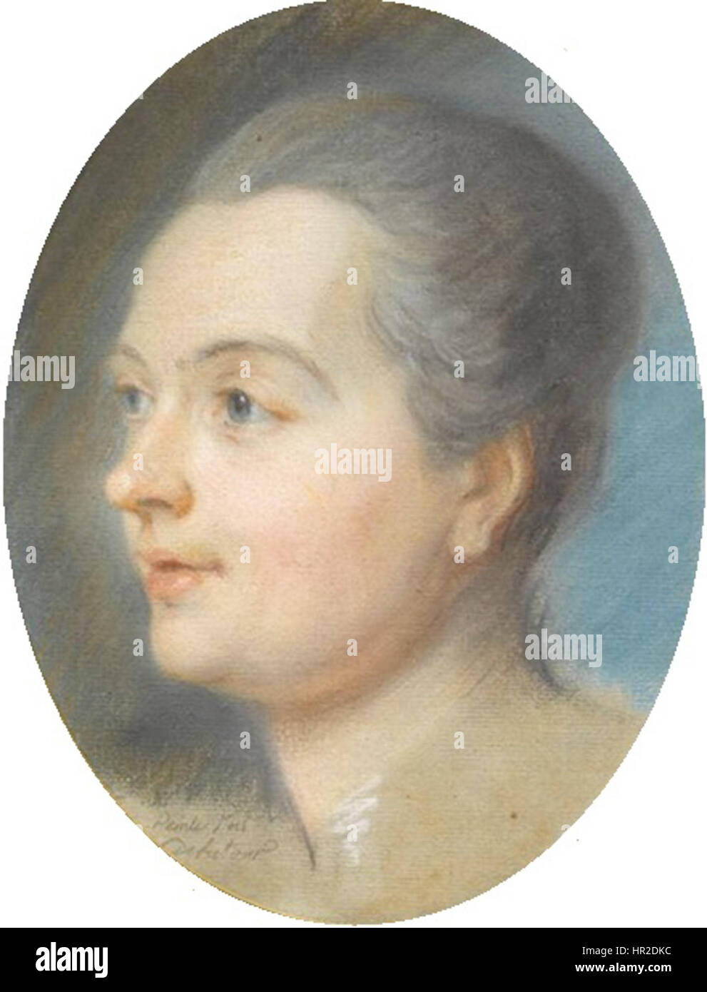 The 'Pompadour Oval' by de La Tour is a portrait featuring Madame de ...