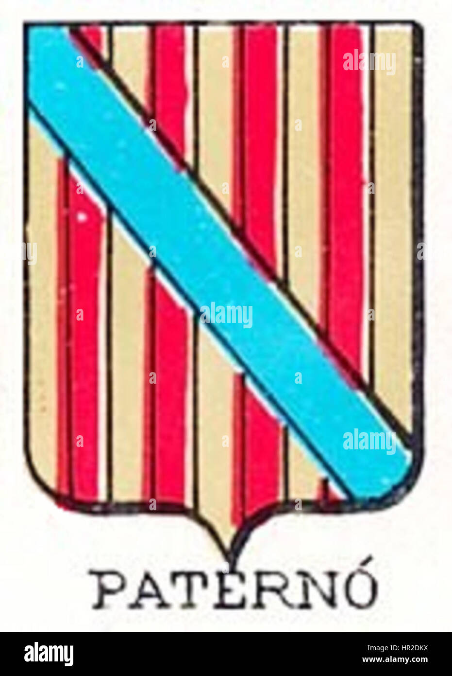 The Paterno-Wappen refers to a heraldic coat of arms representing the ...