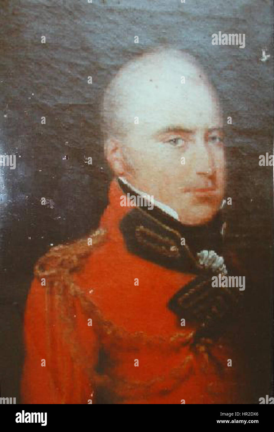 Portrait of General James Welsh Stock Photo - Alamy