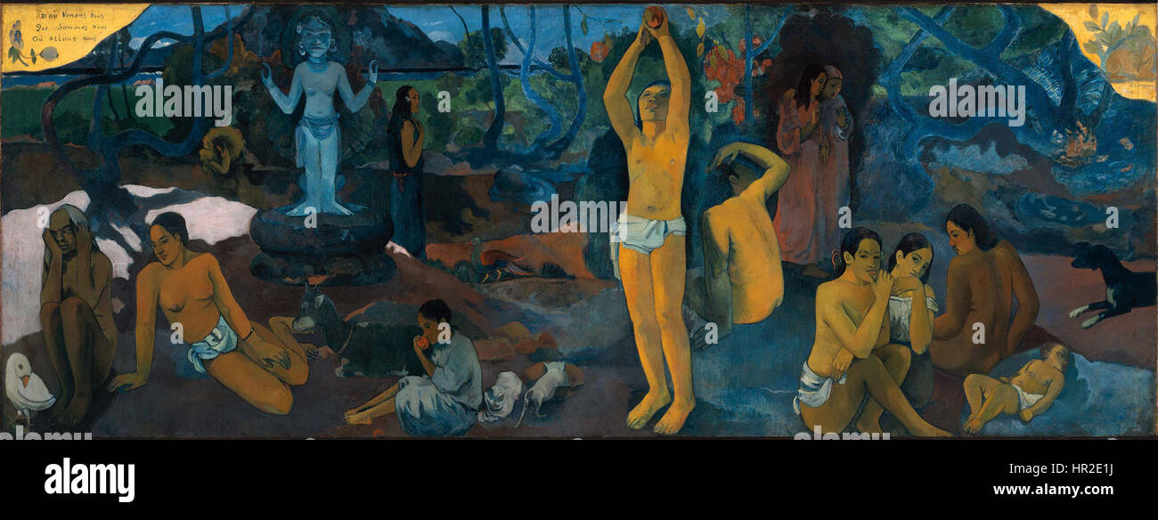 Paul gauguin, d’ou venons nous hi-res stock photography and images - Alamy