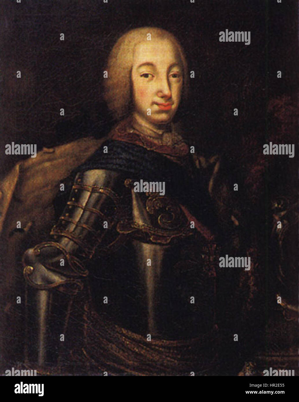 Peter III by Antropov (1753, Russian museum Stock Photo - Alamy
