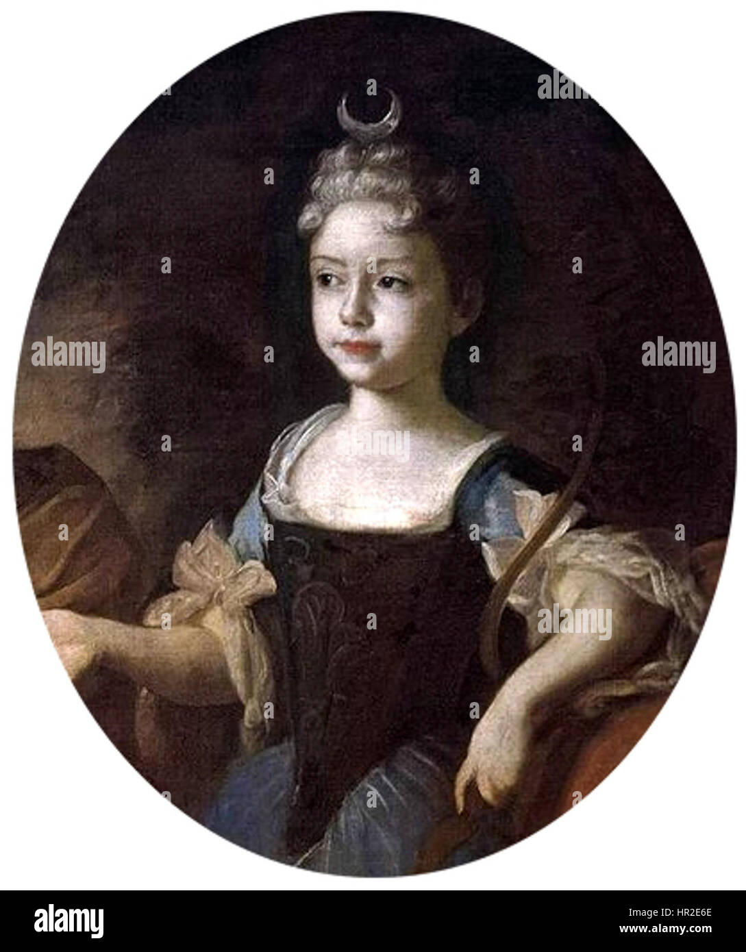 Petr II of Russia as child with sister Natalia by L.Caravaque (1722 ...