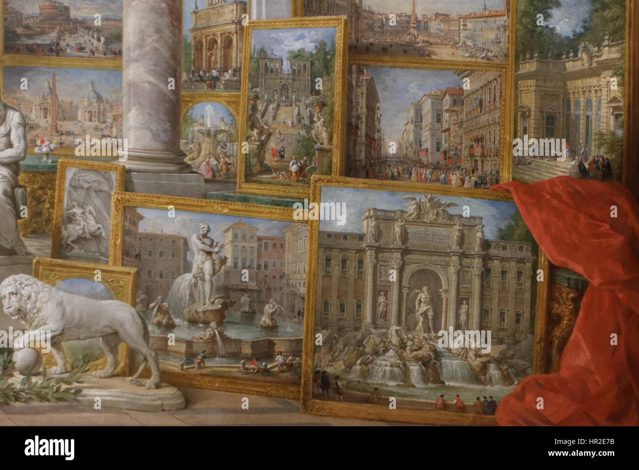 Giovanni Paolo Panini’s 'Galerie de vues de la Rome moderne' is a ...