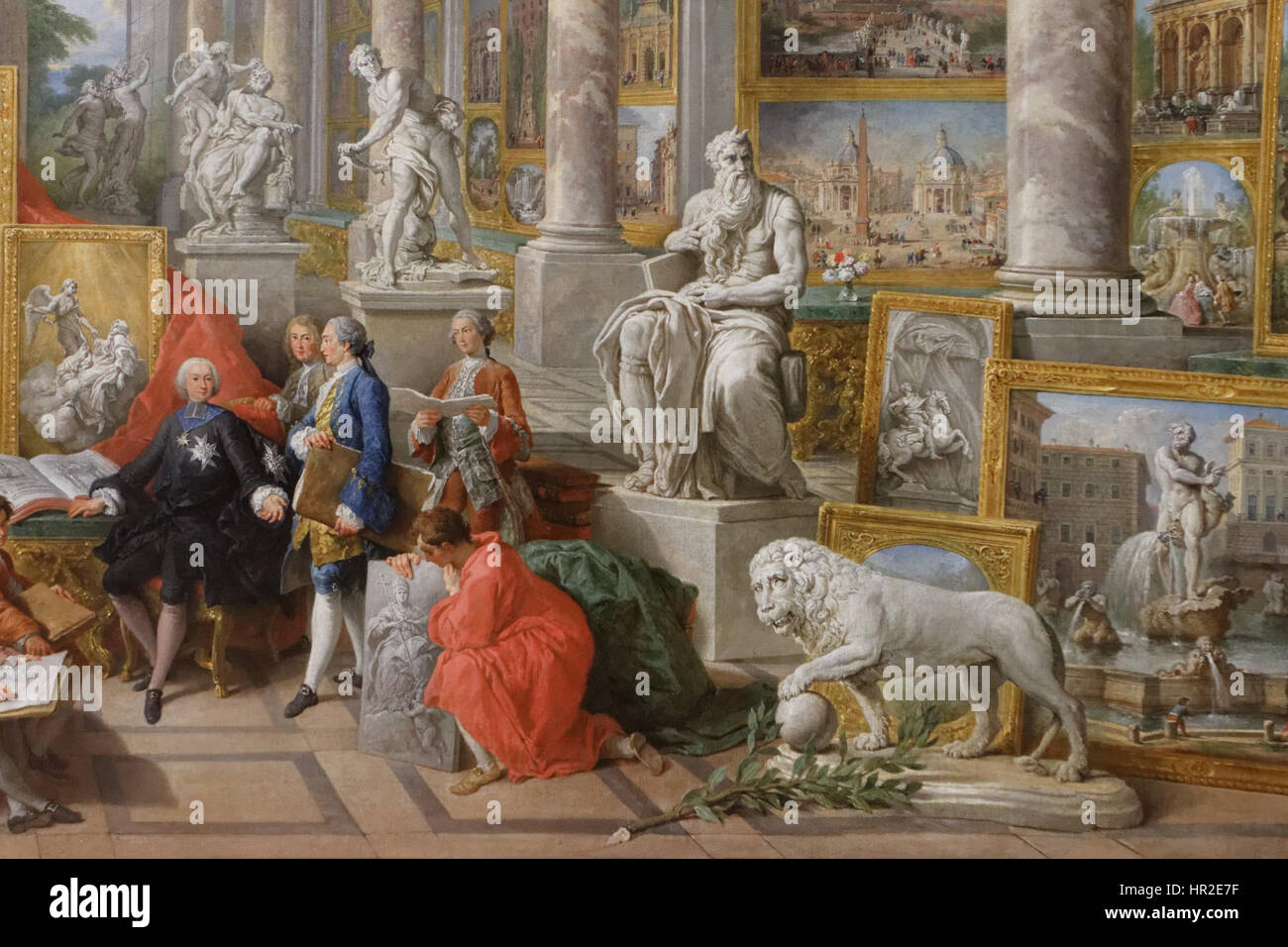 Giovanni Paolo Panini’s ‘Galerie de vues de la Rome moderne’ presents a ...