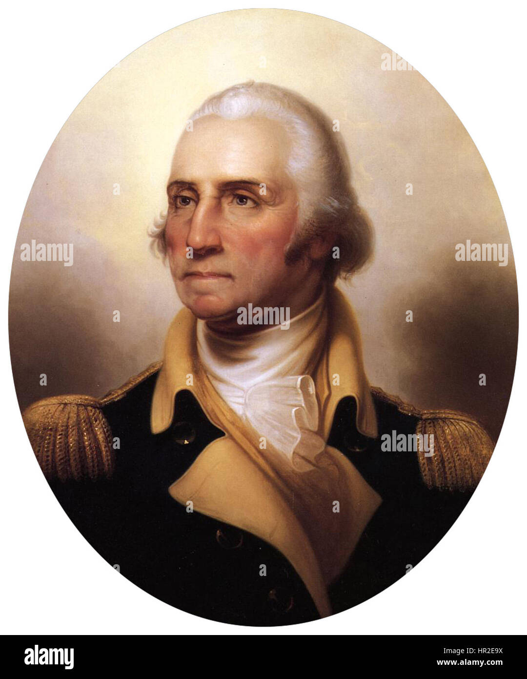Portrait of George Washington-transparent Stock Photo - Alamy