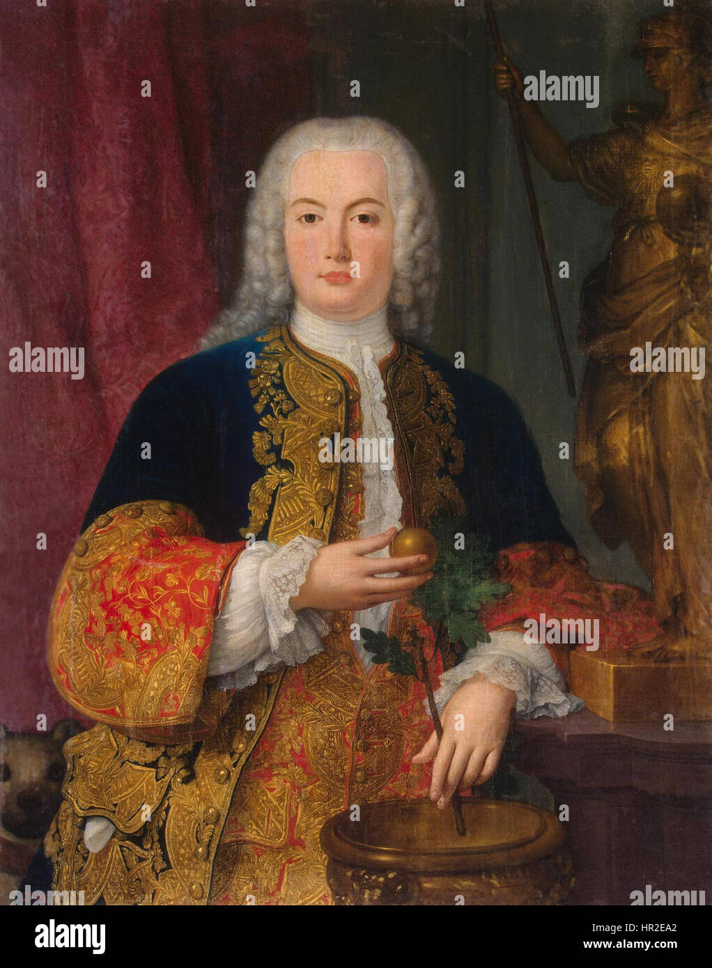 Portrait of the Infante Pedro (1745 Stock Photo - Alamy