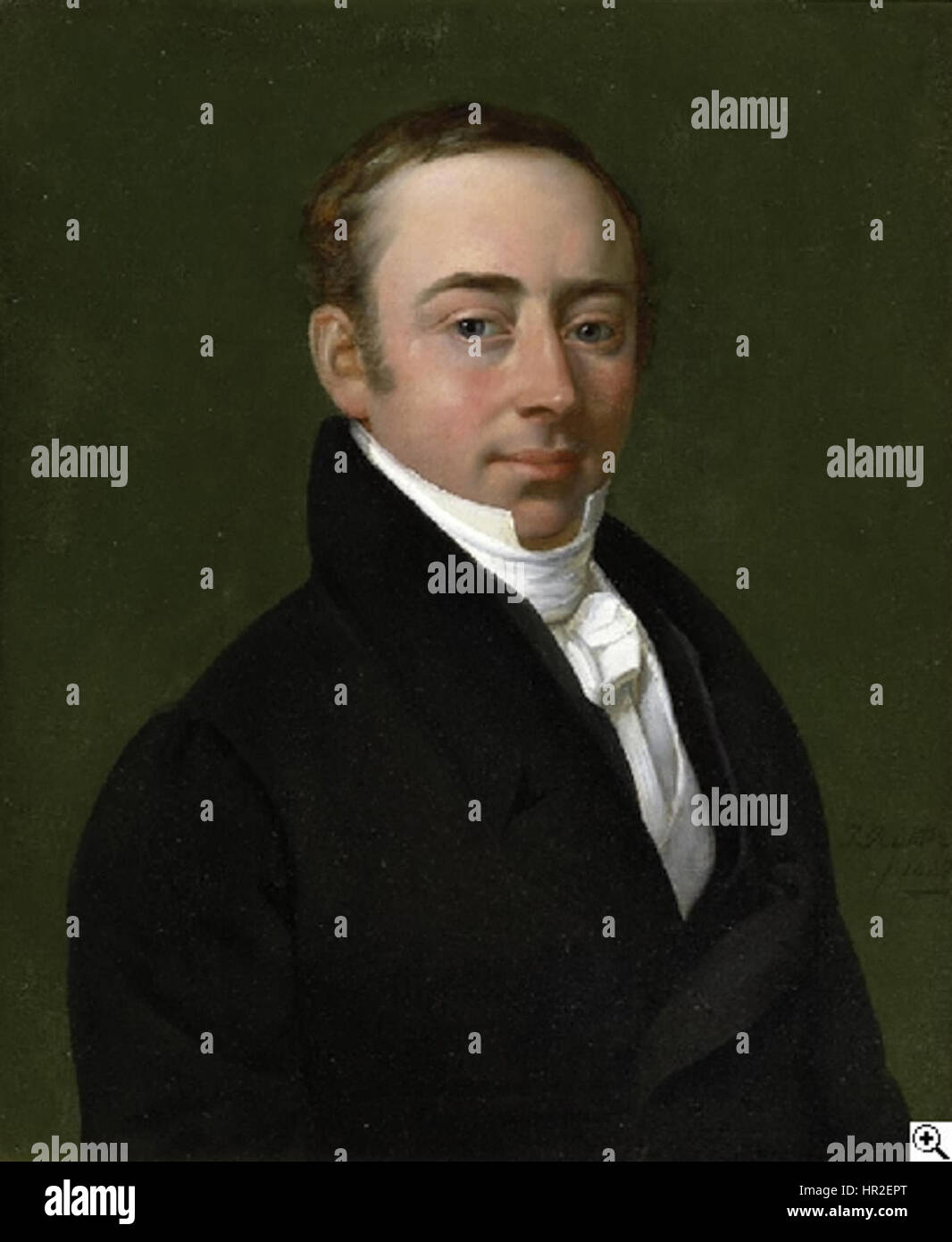 The *Portrait of Karl Ludwig Johannes Baedeker* depicts the renowned ...