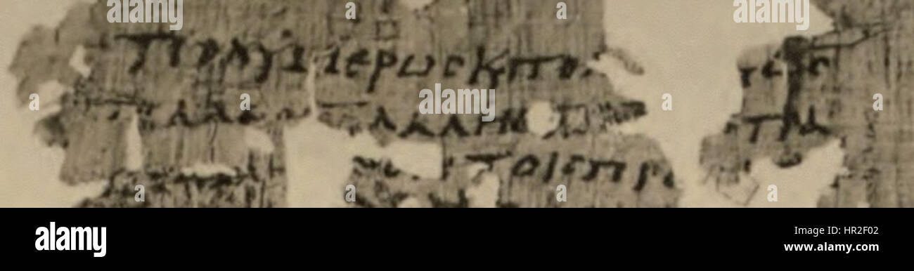 Papyrus 12 - Papyrus Amherst 3b - Morgan Library, Pap. Gr. 3 - Epistle ...