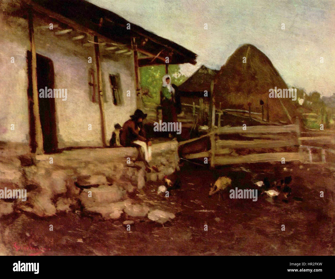 Nicolae Grigorescu - Casa de la tara Stock Photo - Alamy