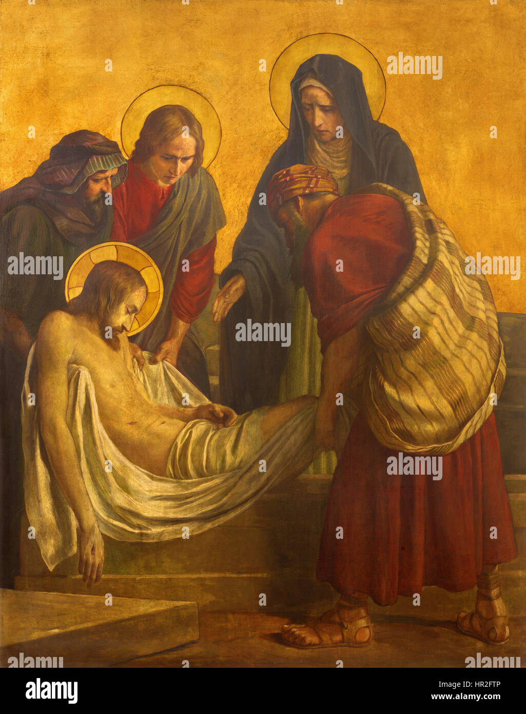 Burial of christ paint hi-res stock photography and images - Alamy