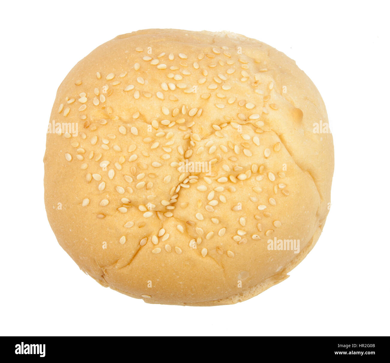 burger bread isolated on white background Stock Photo - Alamy