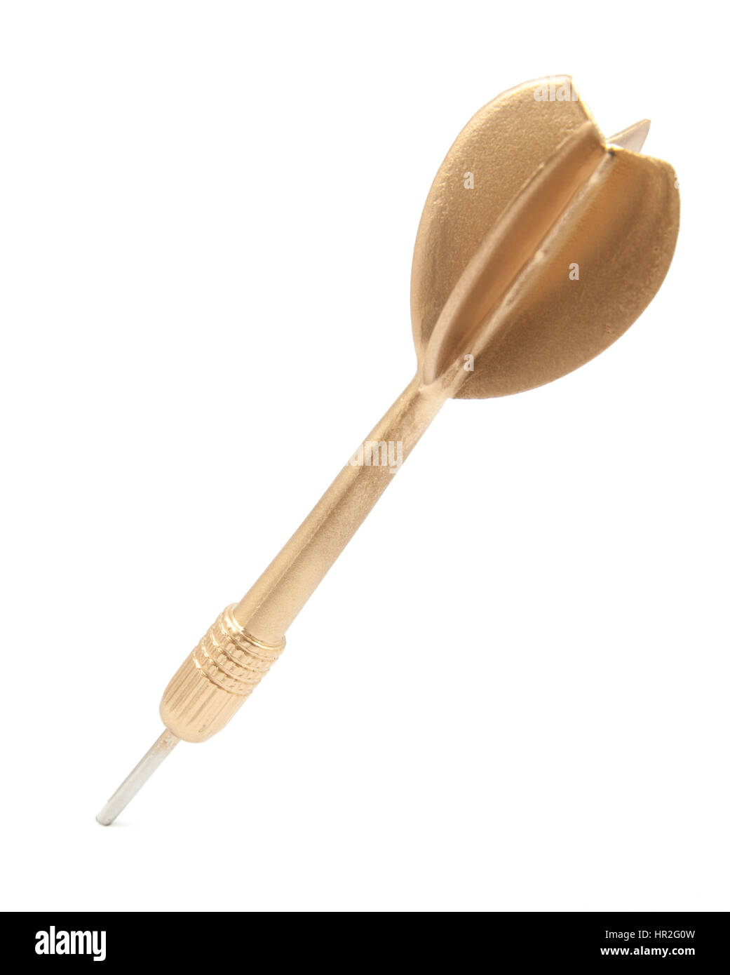 gold dart isolated on white Stock Photo - Alamy