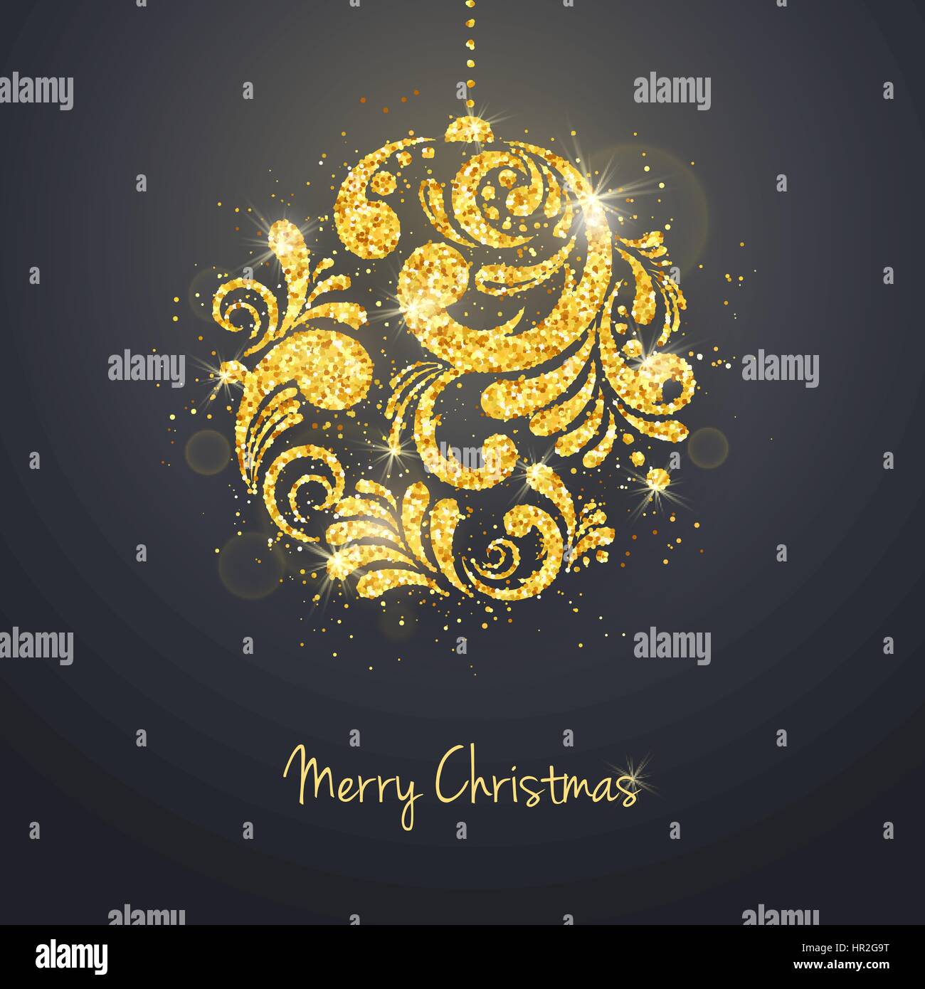 Luxury shiny christmas ball Stock Vector Images - Alamy