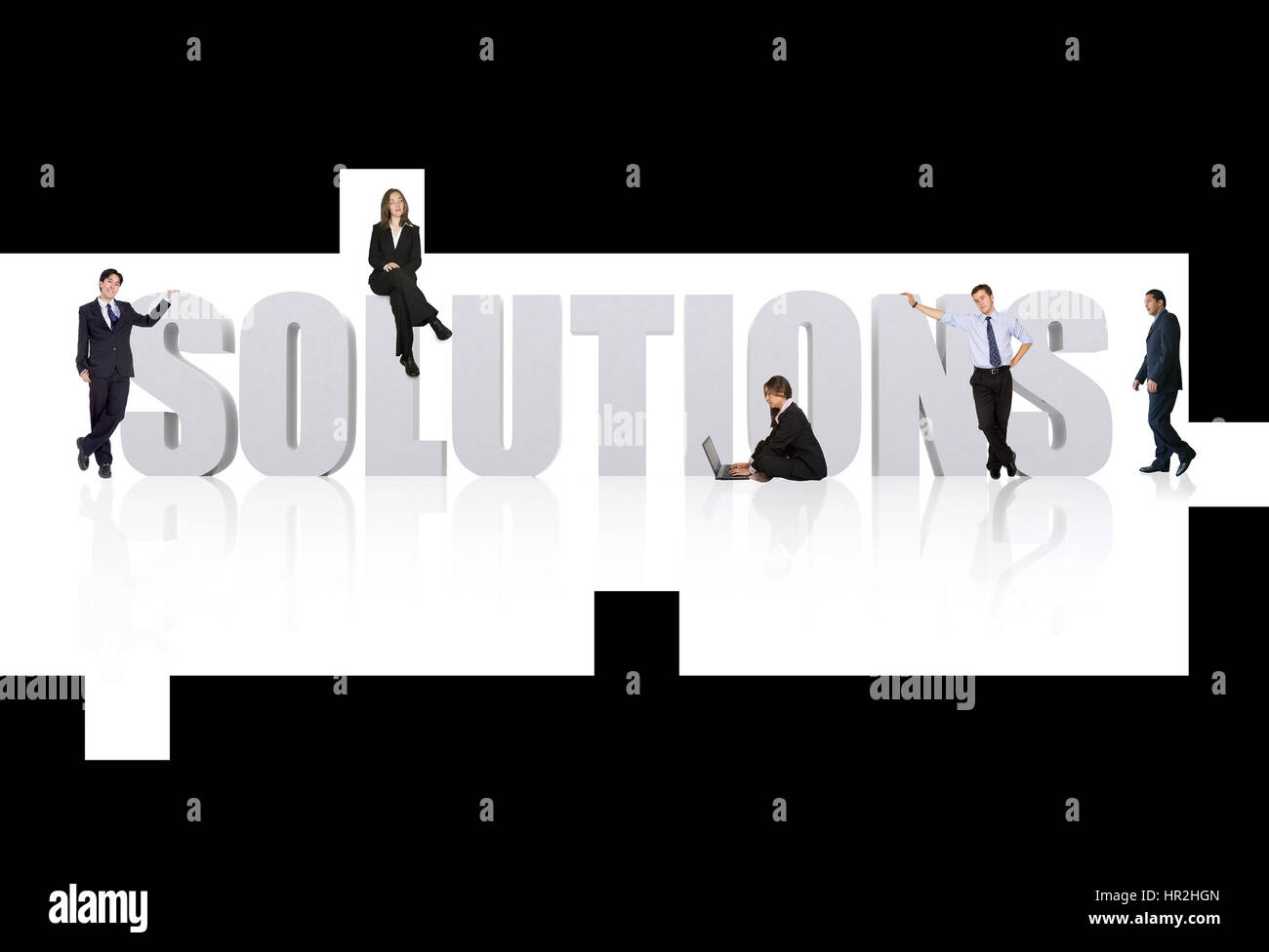 Group people around word hi-res stock photography and images - Alamy