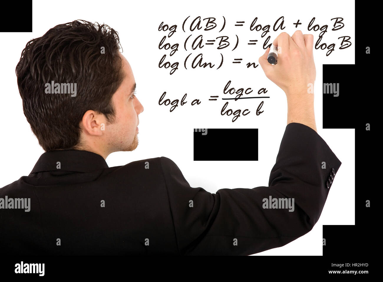 Maths board writing hi-res stock photography and images - Alamy