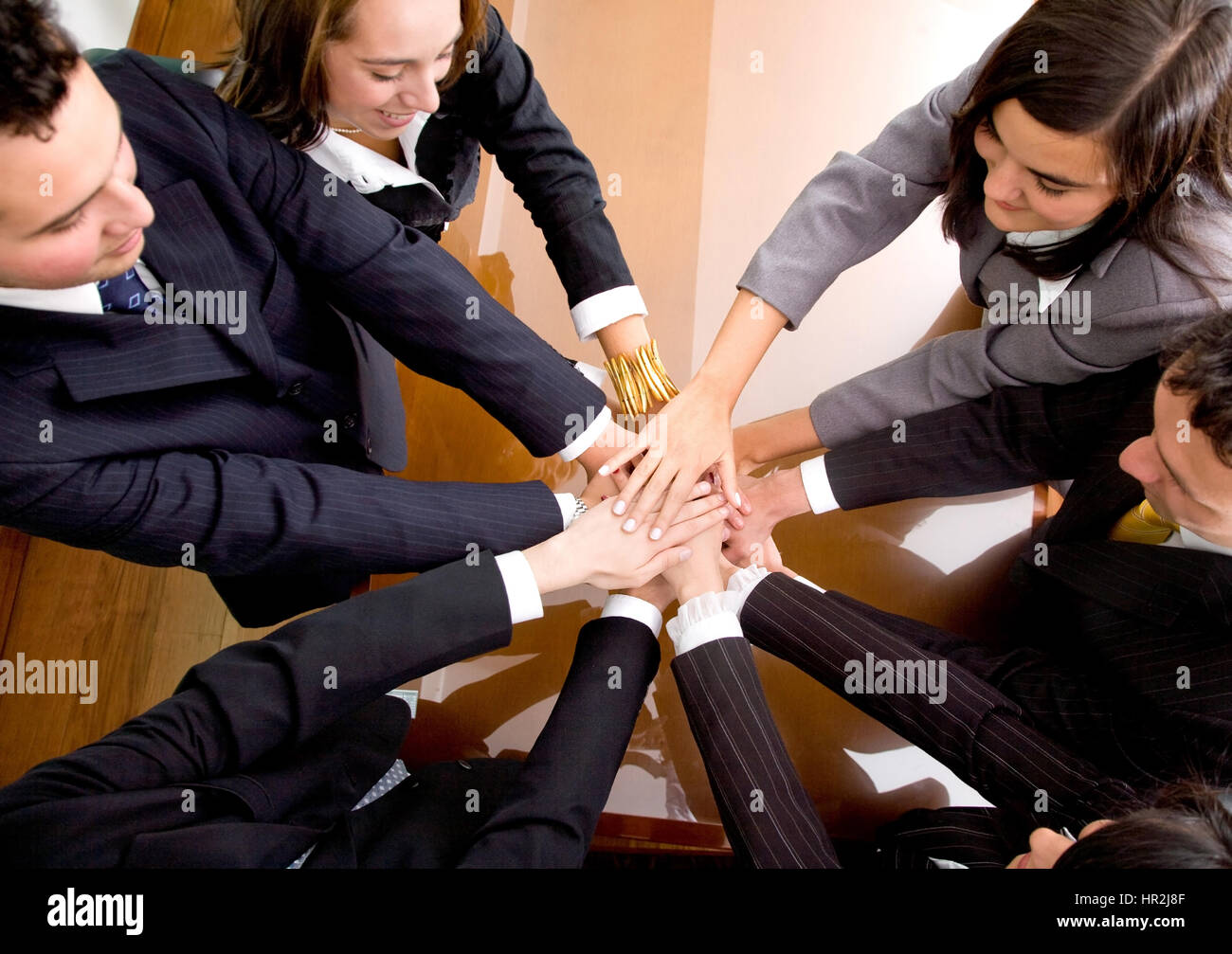 business hands of teamwork in an office in a meeting room Stock Photo ...