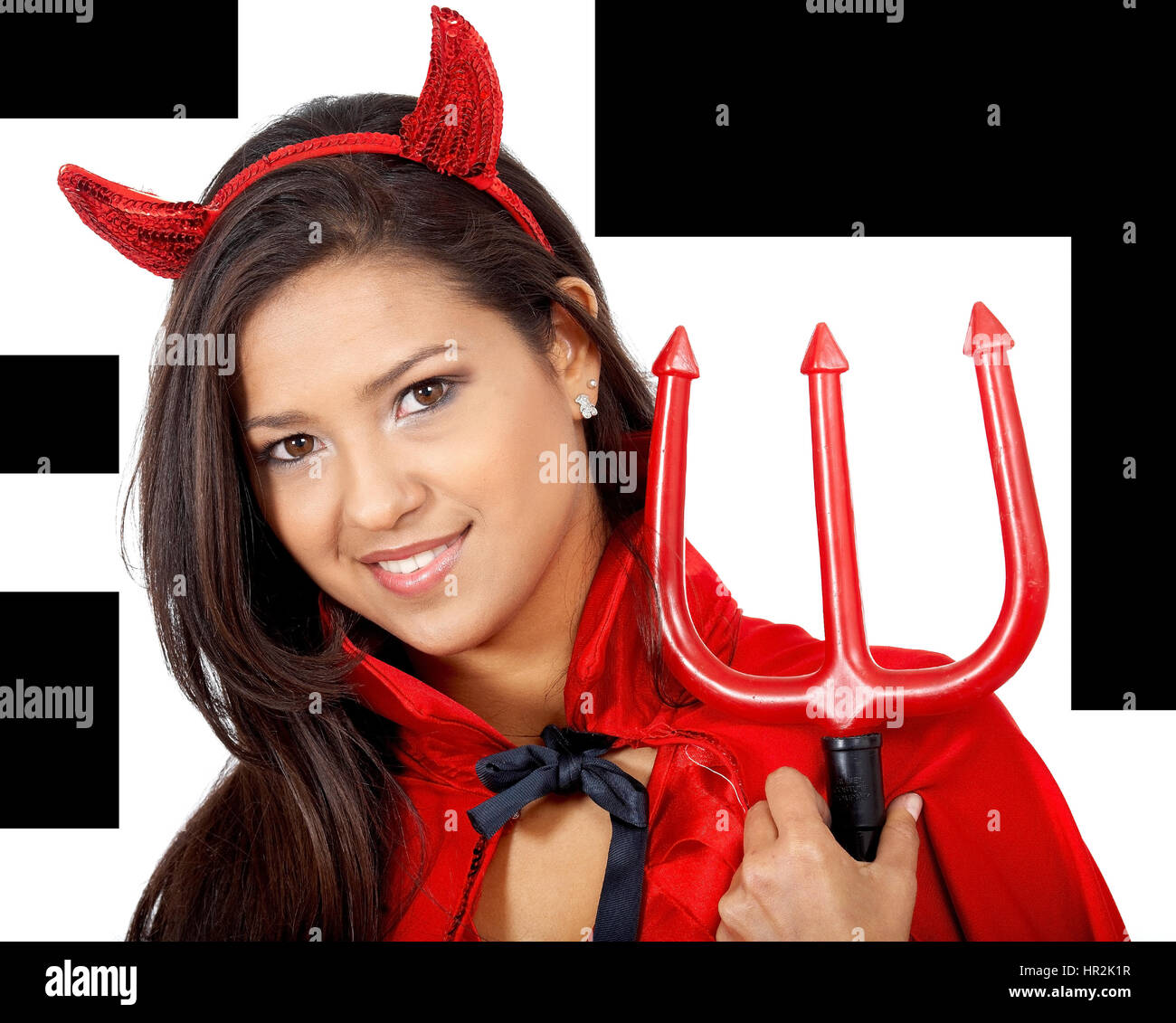 Lady dressed as devil hi-res stock photography and images - Alamy