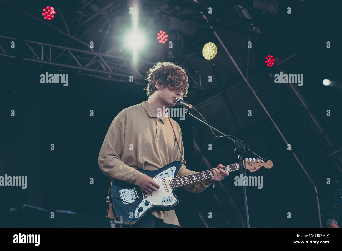 Bill Ryder Jones Performing Live In Liverpool Stock Photo - Alamy