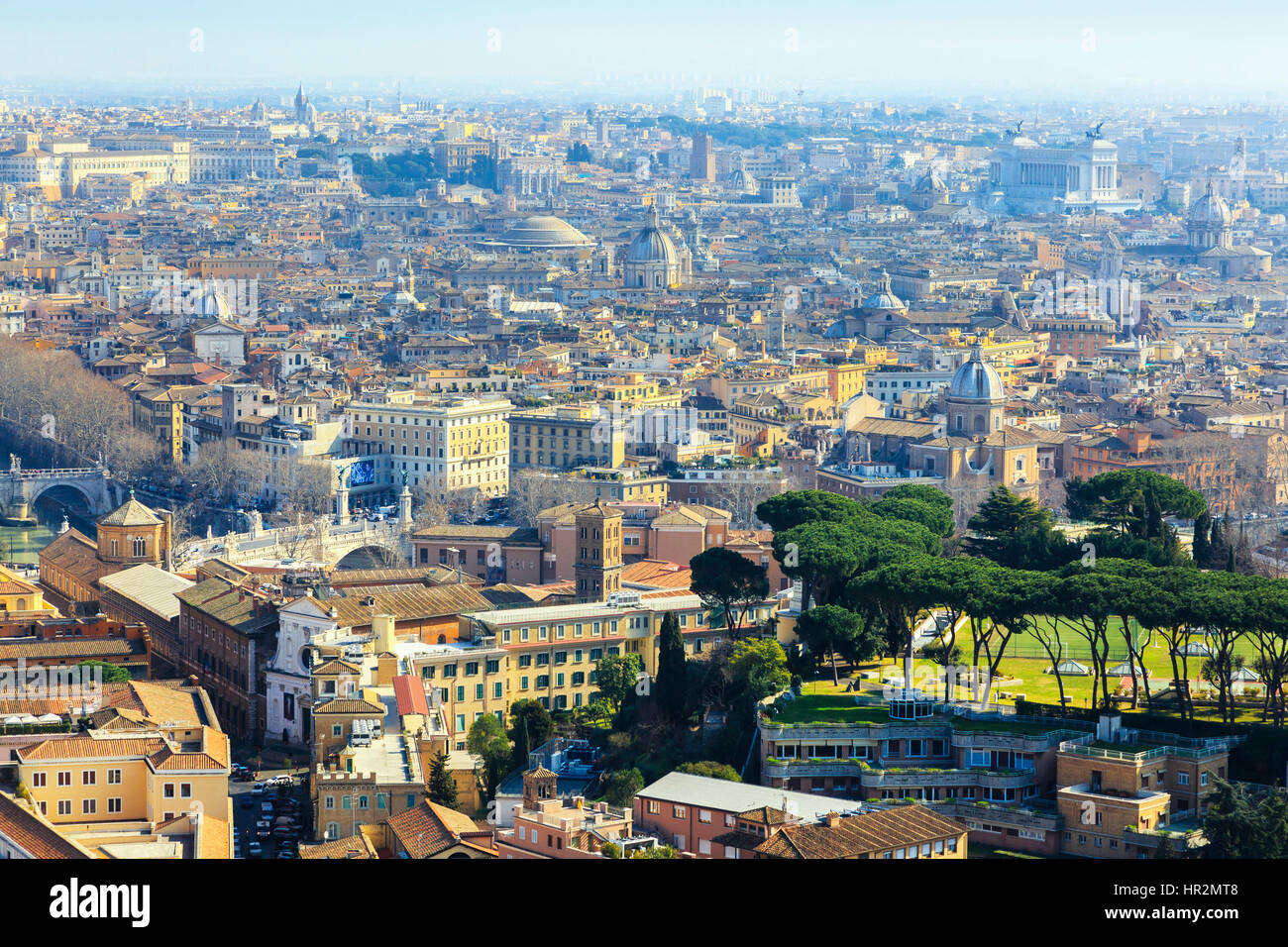 Skyline of Rome city, Italy Stock Photo - Alamy