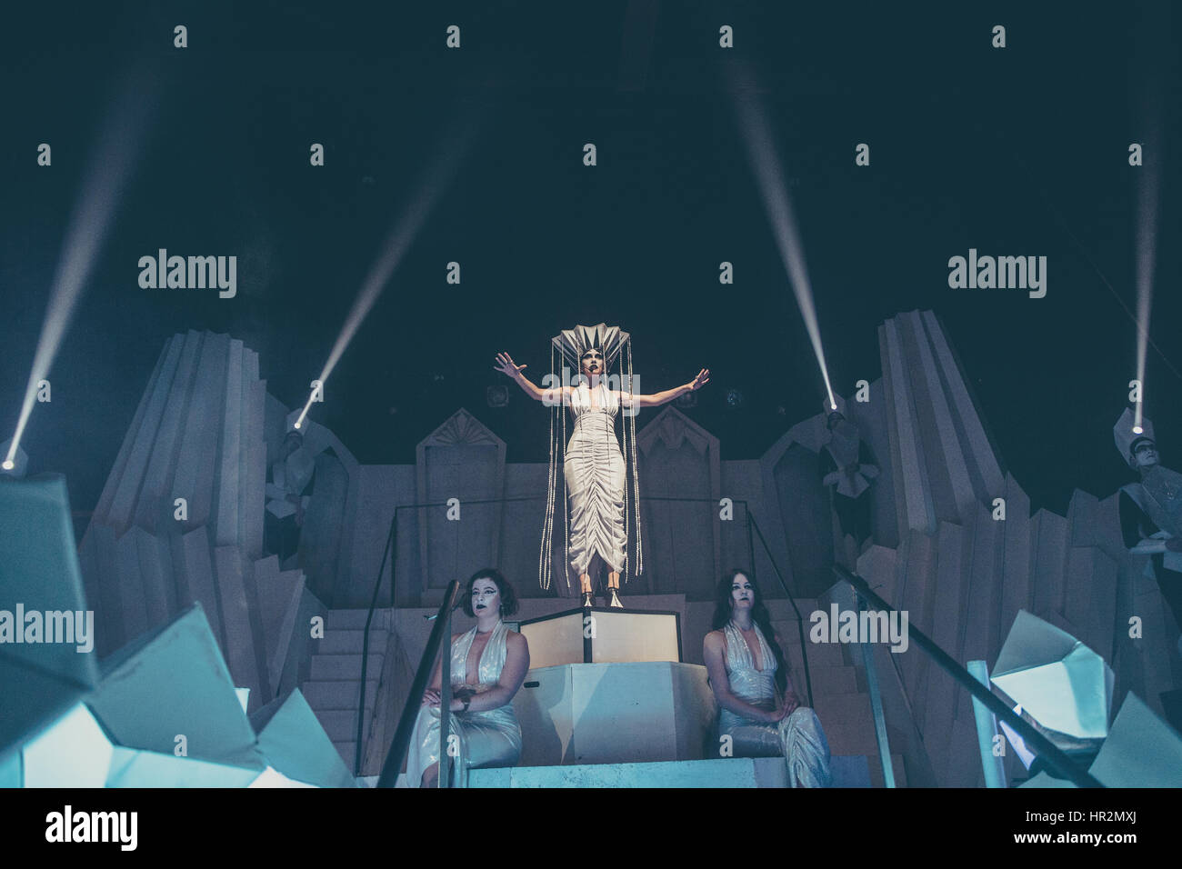 New Years Eve Celebrations At The Invisible Wind Factory, Liverpool, UK ...