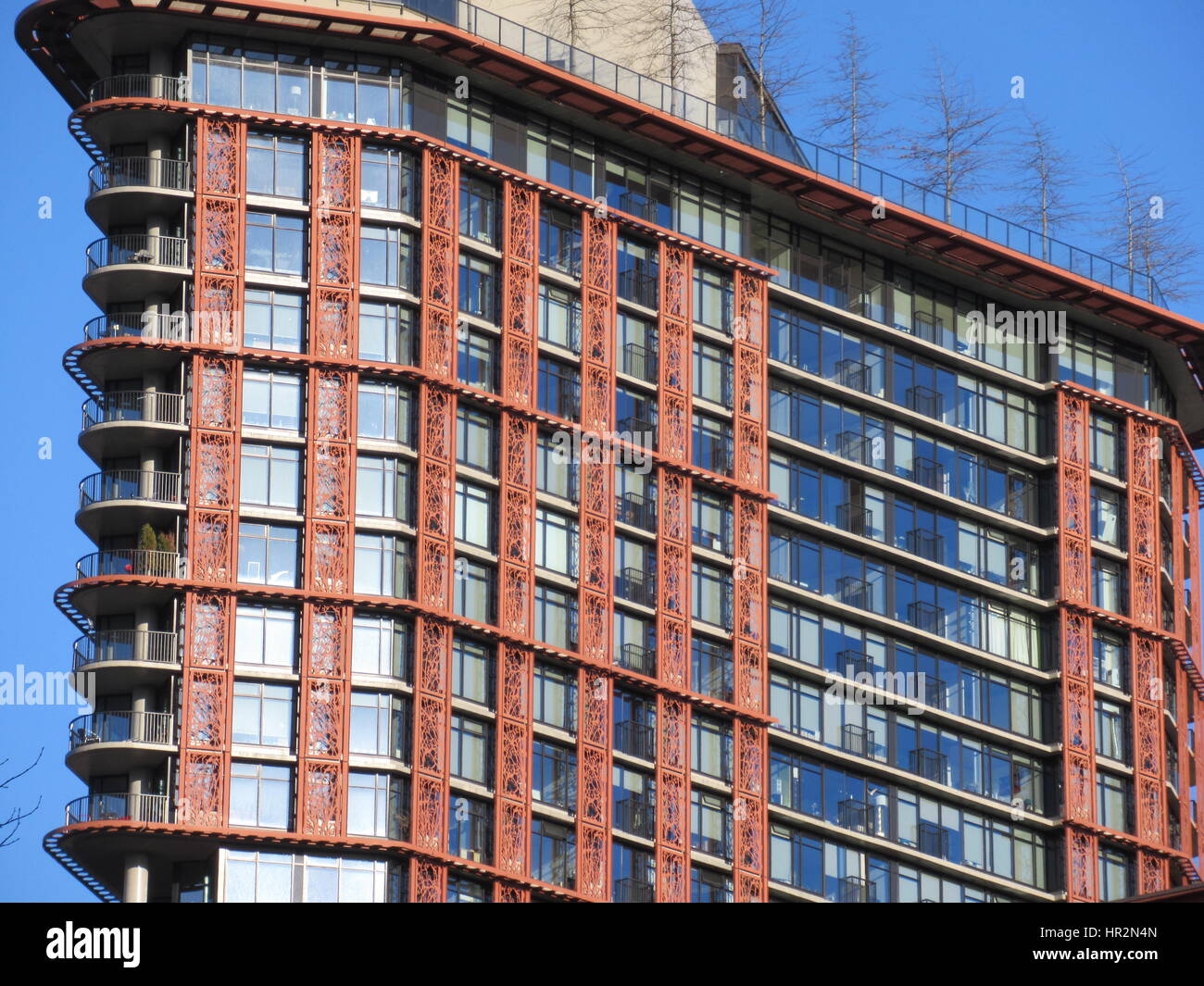 The W43 Tower in Vancouver, BC, Canada Stock Photo - Alamy