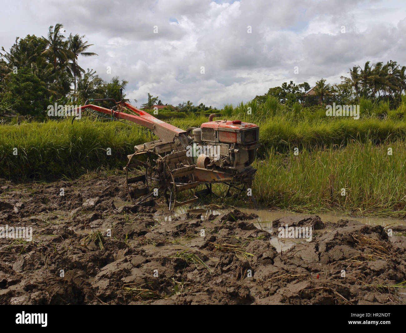 Motor plow widely used in farming, mainly for paddy fields preparation ...