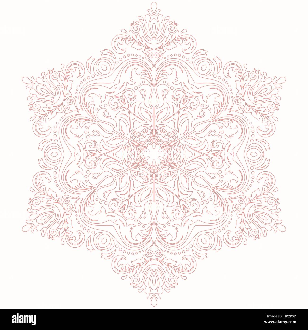 Oriental Abstract Vector Pattern Stock Vector Image & Art - Alamy