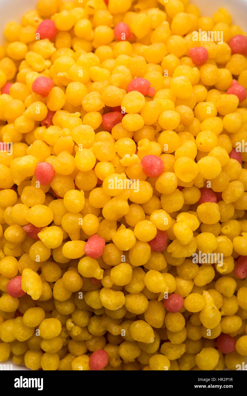 indian sweet boondi or bundi in raw form, main ingredient of bundi ...