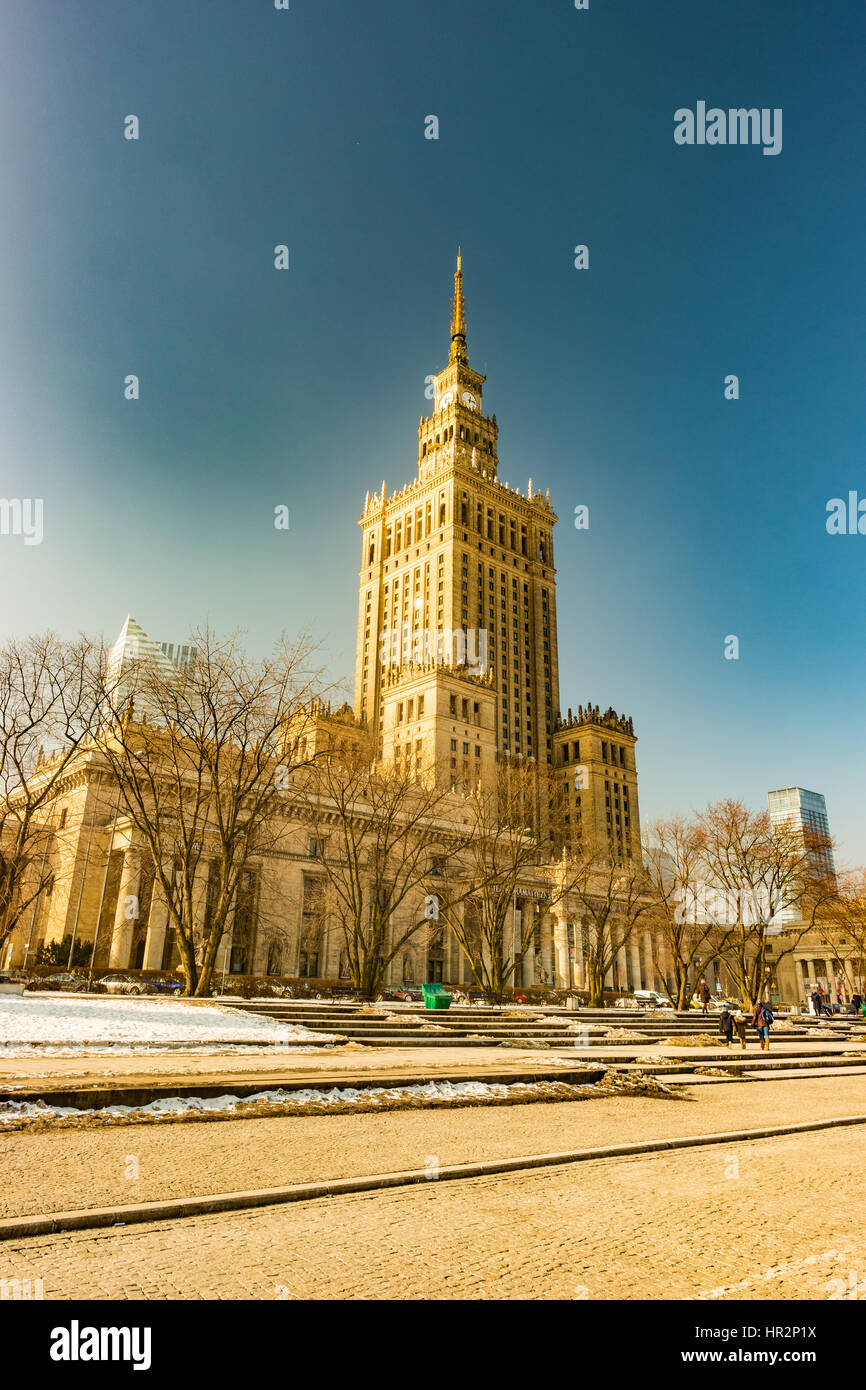 Warsaw Palace of Culture and Science Stock Photo - Alamy
