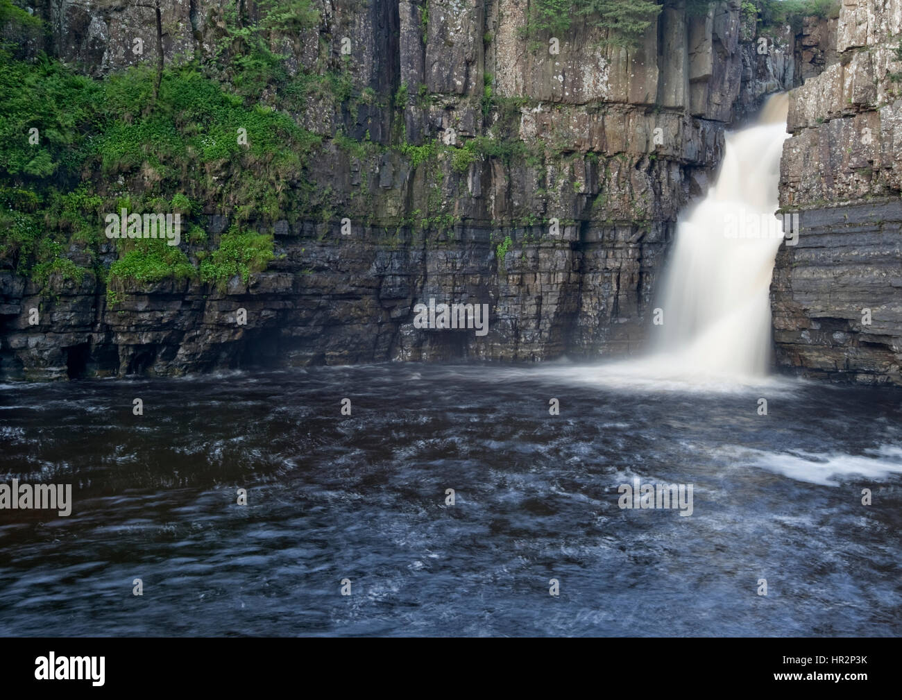 Waterfall on the moors Stock Photo - Alamy