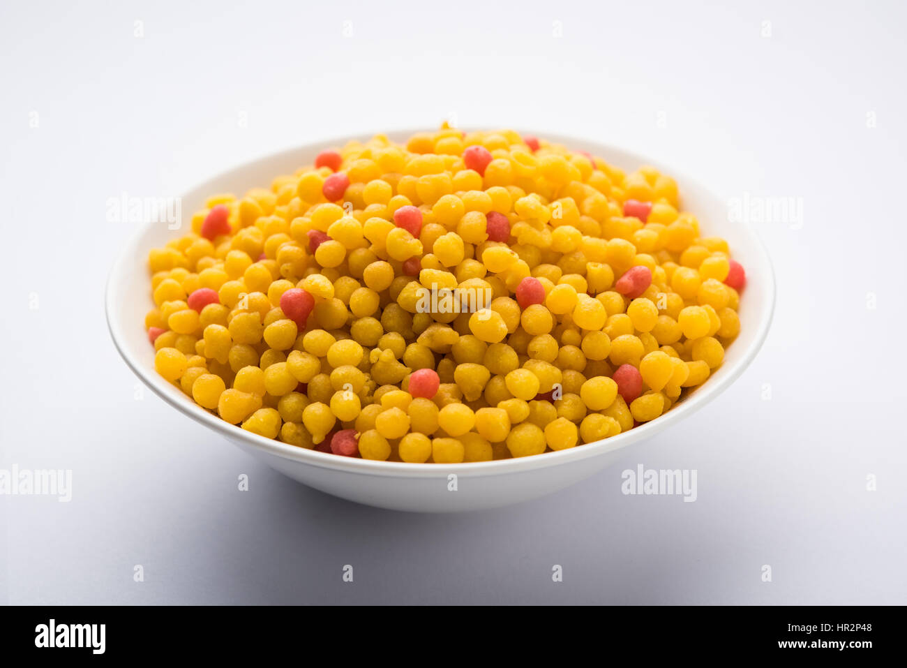 indian sweet boondi or bundi in raw form, main ingredient of bundi ...