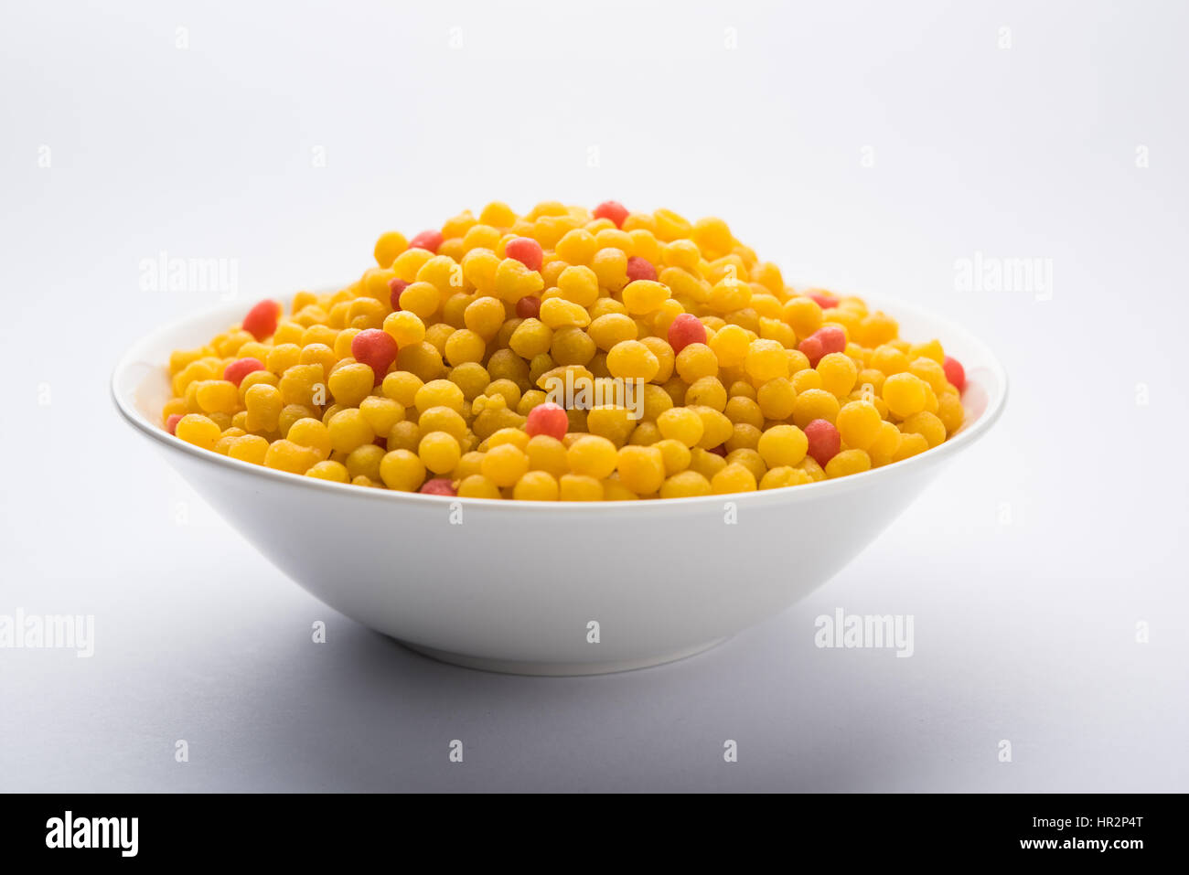 indian sweet boondi or bundi in raw form, main ingredient of bundi ...