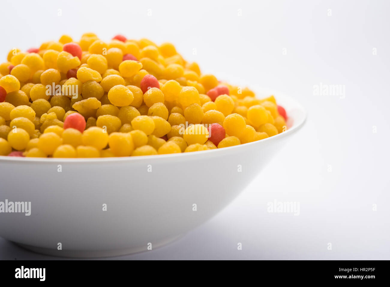 indian sweet boondi or bundi in raw form, main ingredient of bundi ...