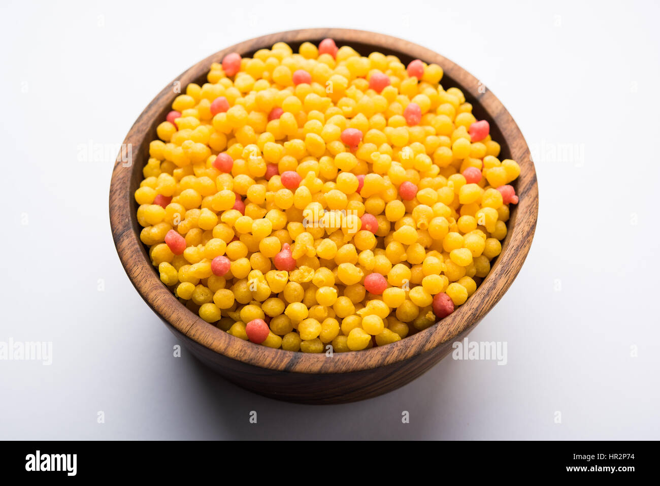 indian sweet boondi or bundi in raw form, main ingredient of bundi ...