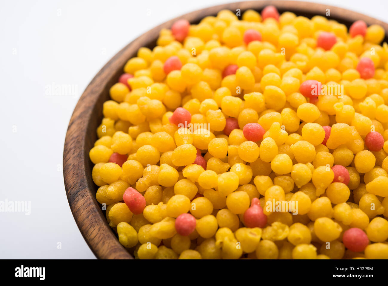 indian sweet boondi or bundi in raw form, main ingredient of bundi ...