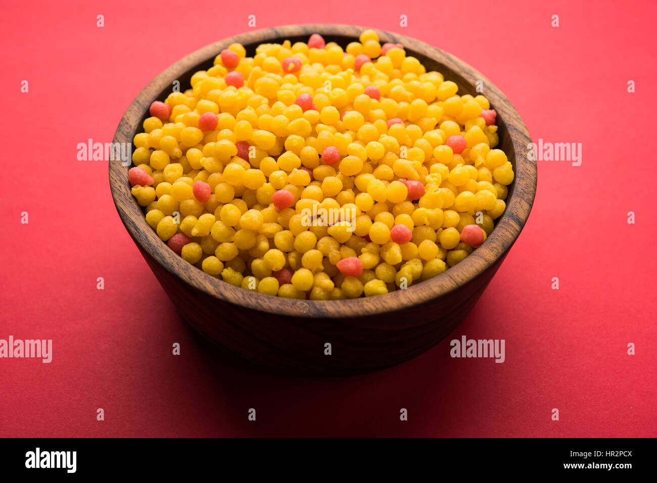 indian sweet boondi or bundi in raw form, main ingredient of bundi ...