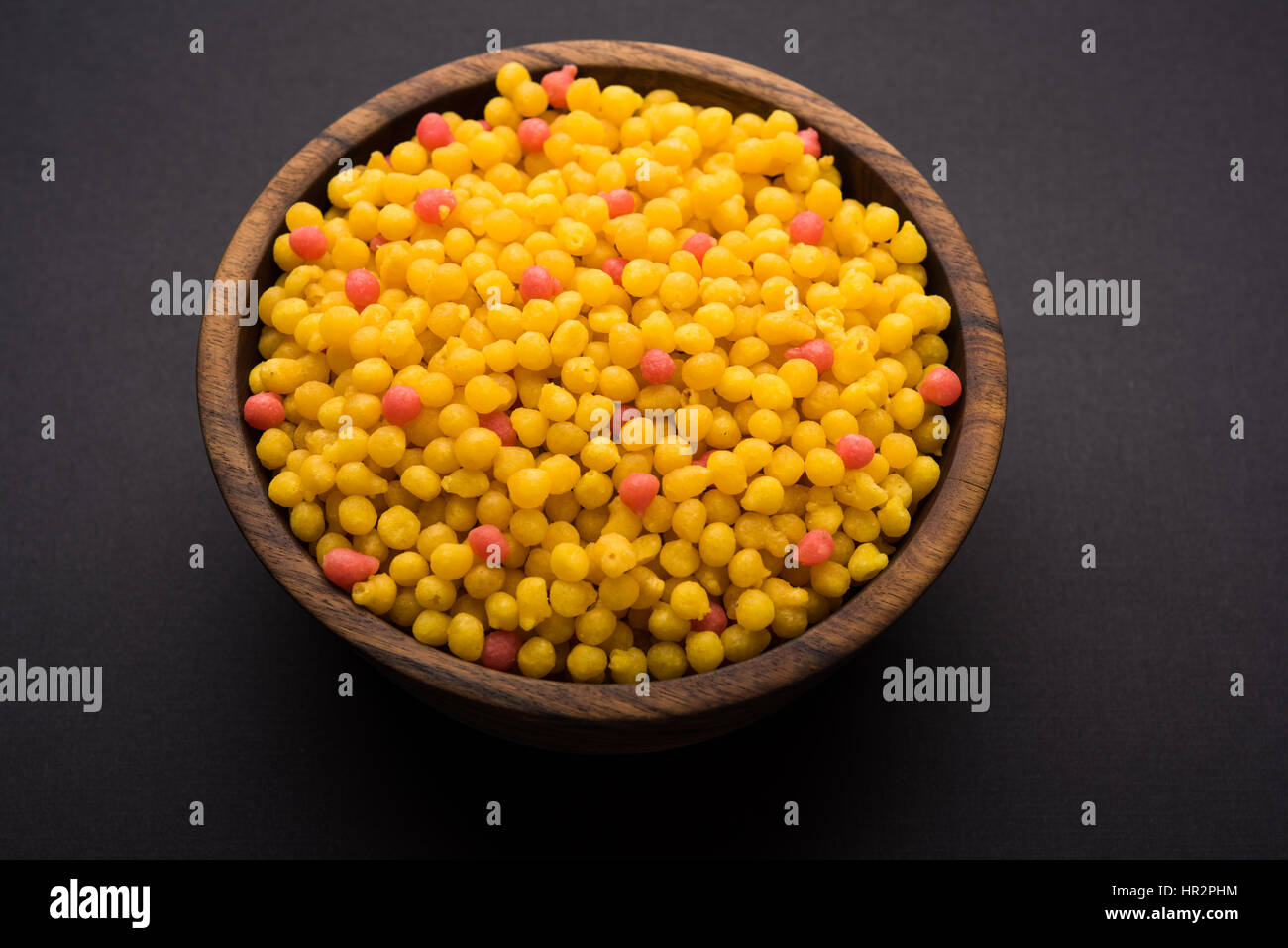 indian sweet boondi or bundi in raw form, main ingredient of bundi ...