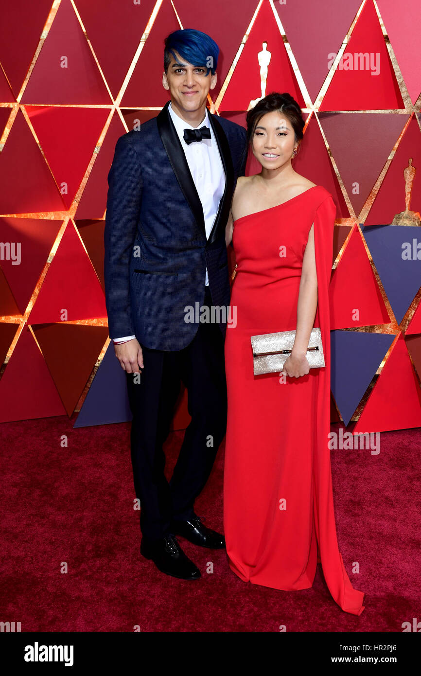 Mohen Leo and arriving at the 89th Academy Awards held at the Dolby ...