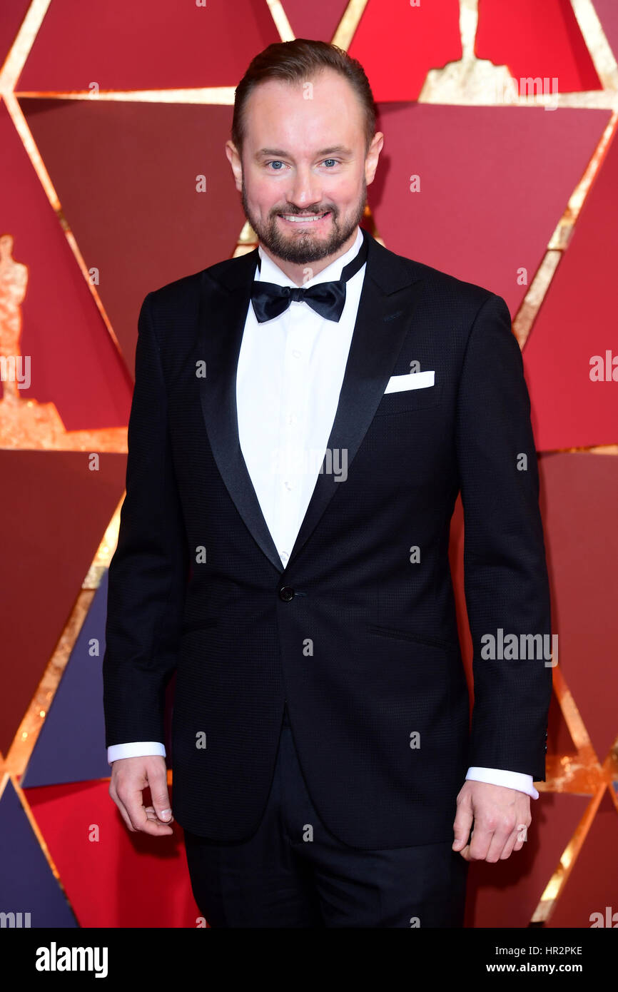 Andy Wright arriving at the 89th Academy Awards held at the Dolby ...