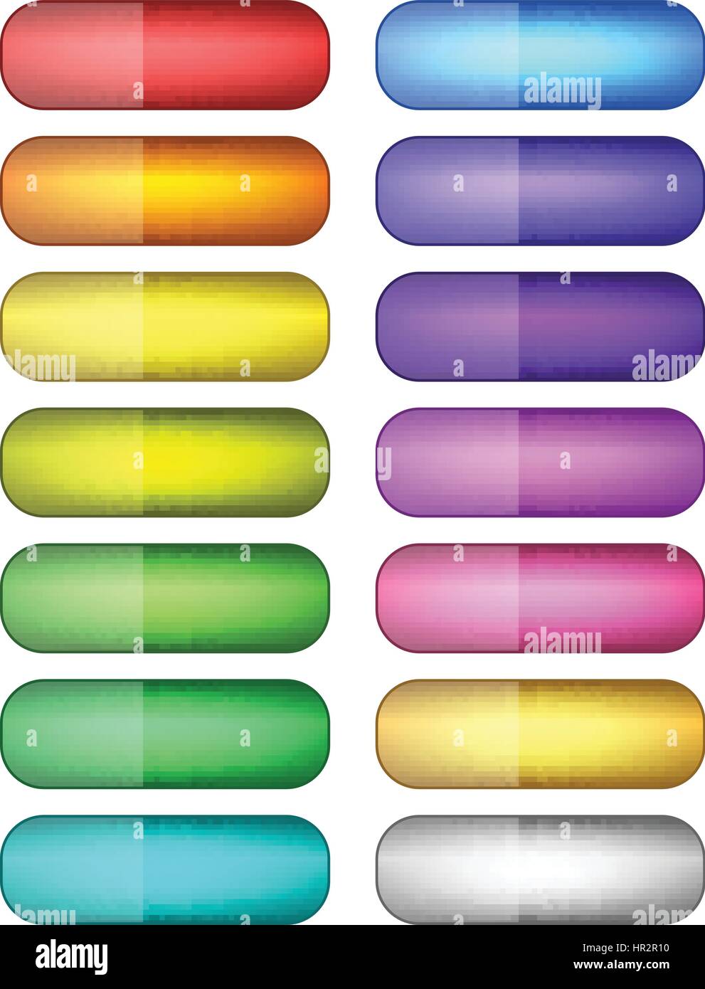 web buttons set Stock Vector Image & Art - Alamy