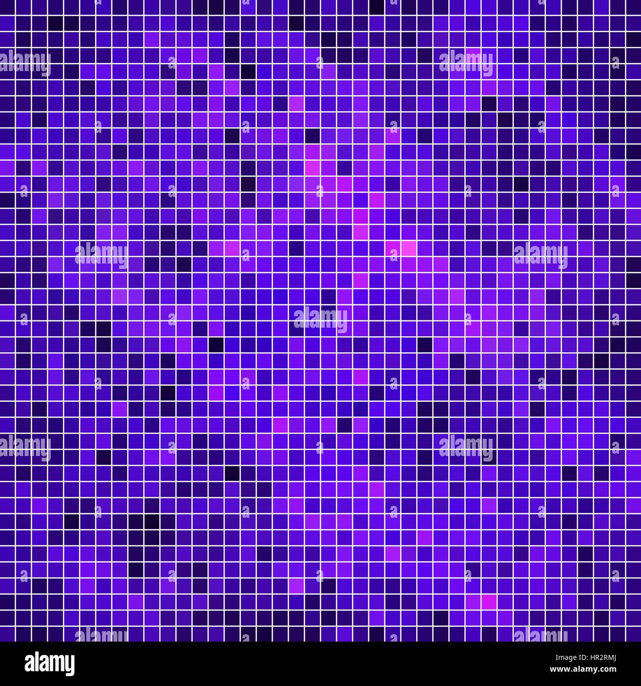 abstract vector square pixel mosaic background - violet Stock Vector ...