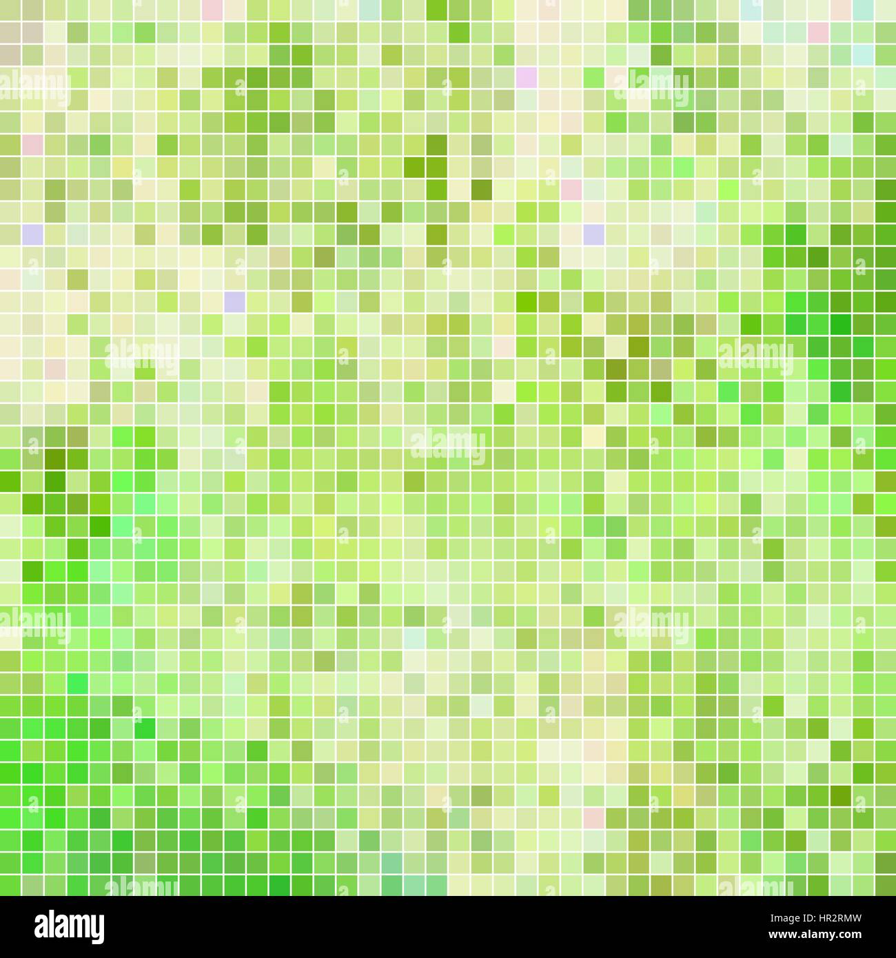abstract vector square pixel mosaic background - green Stock Vector ...