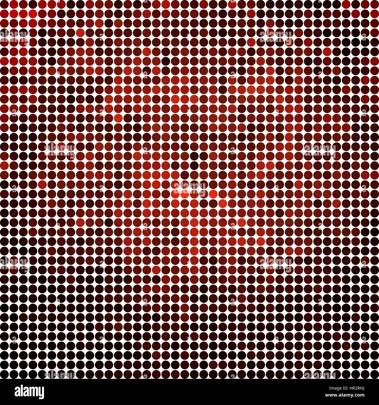 abstract vector colored round dots background - red Stock Vector Image ...