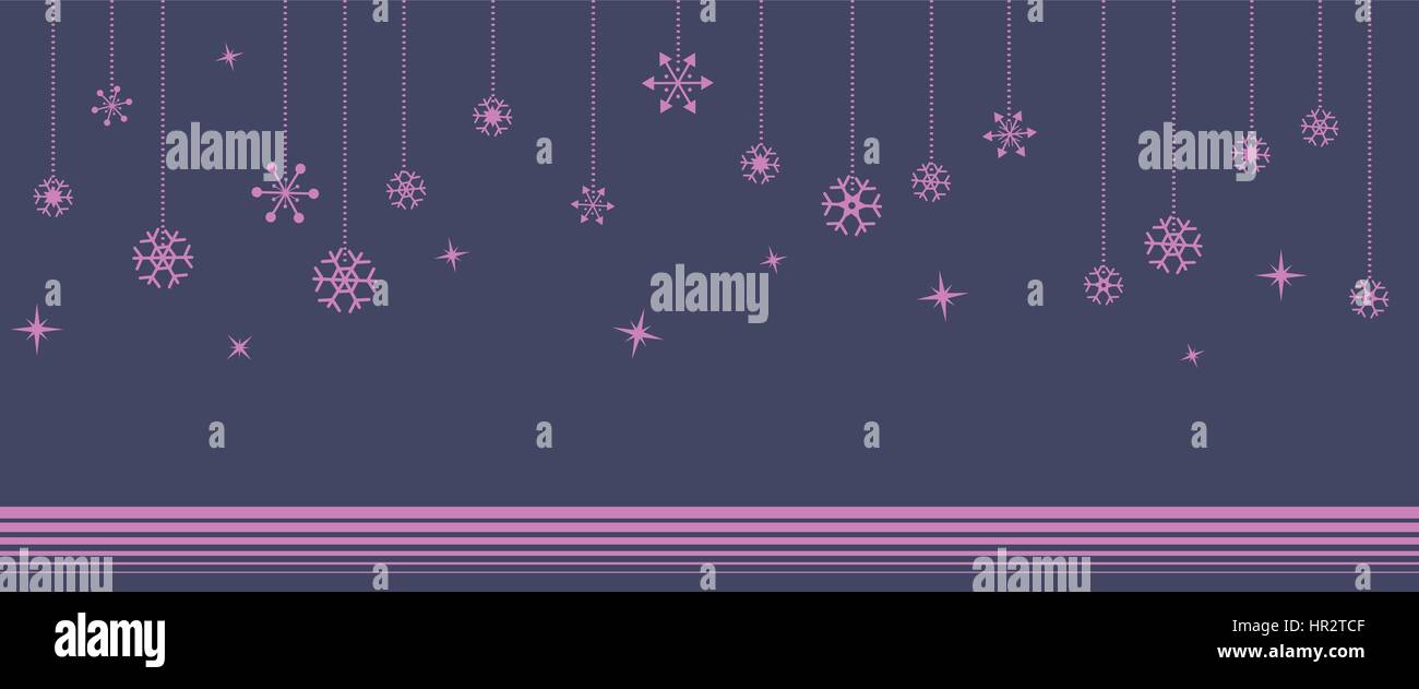 Hanging White beautiful snowflake with star on red background Stock ...